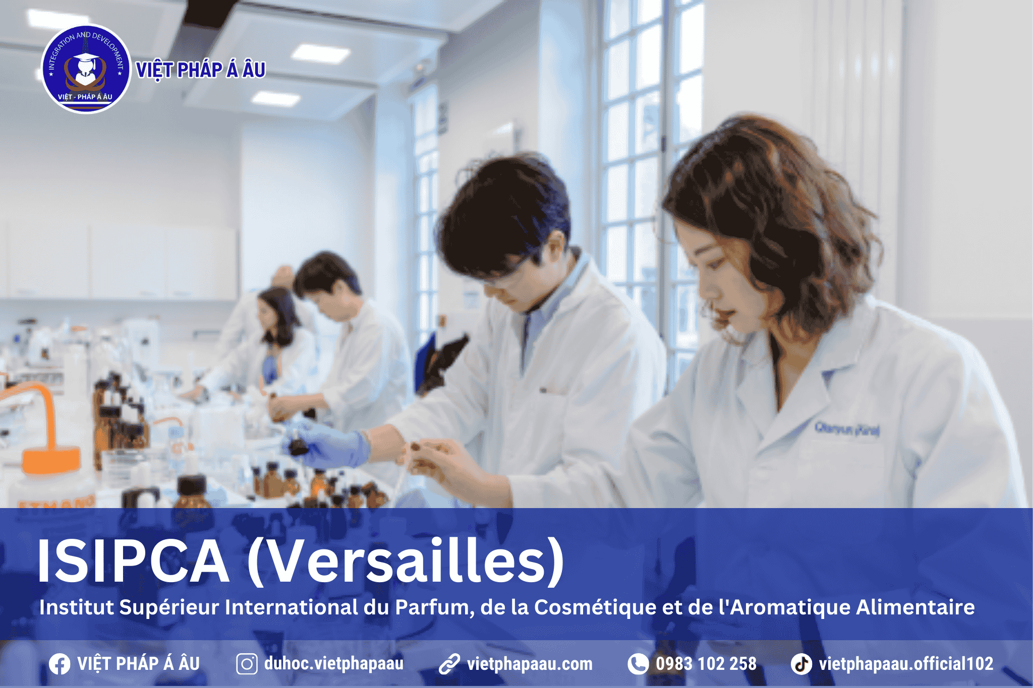 DU HỌC PHÁP 2025 NGÀNH ĐIỀU CHẾ NƯỚC HOA - Việt Pháp Á Âu
